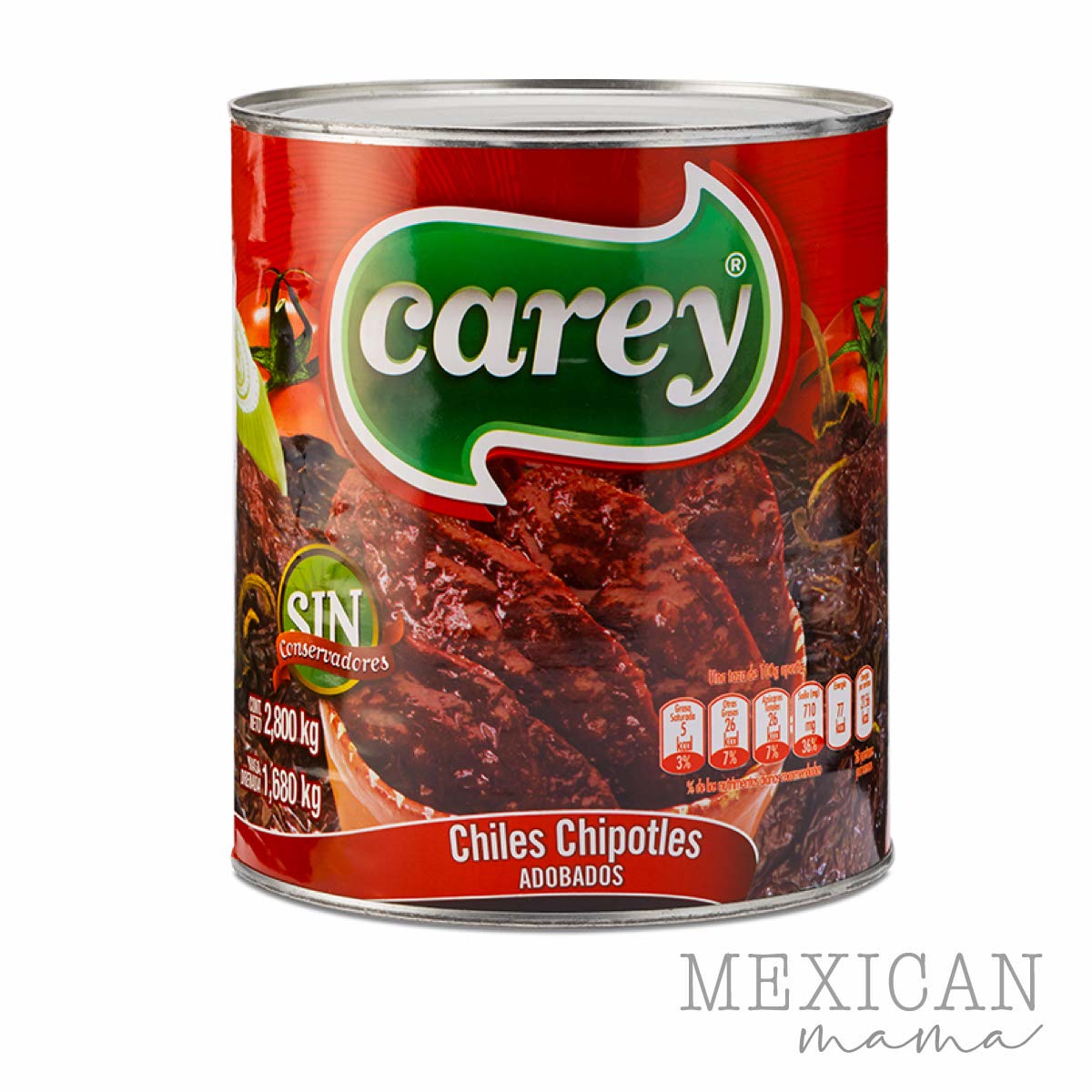 Carey Chipotles 2.8kg – Mexican Mama