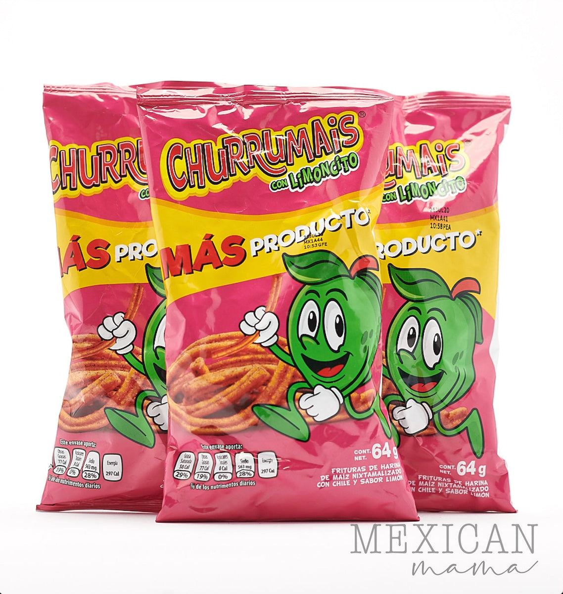 Sabritas Churrumais con Limoncito 70g (pack of 3) – Mexican Mama