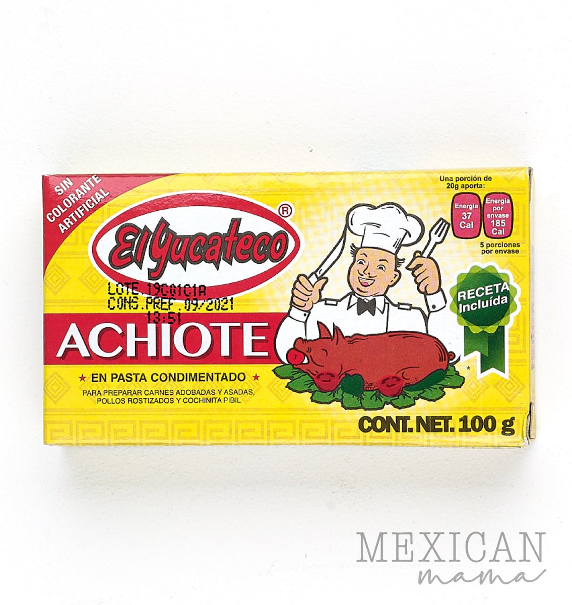 El Yucateco Achiote Paste 100g – Mexican Mama