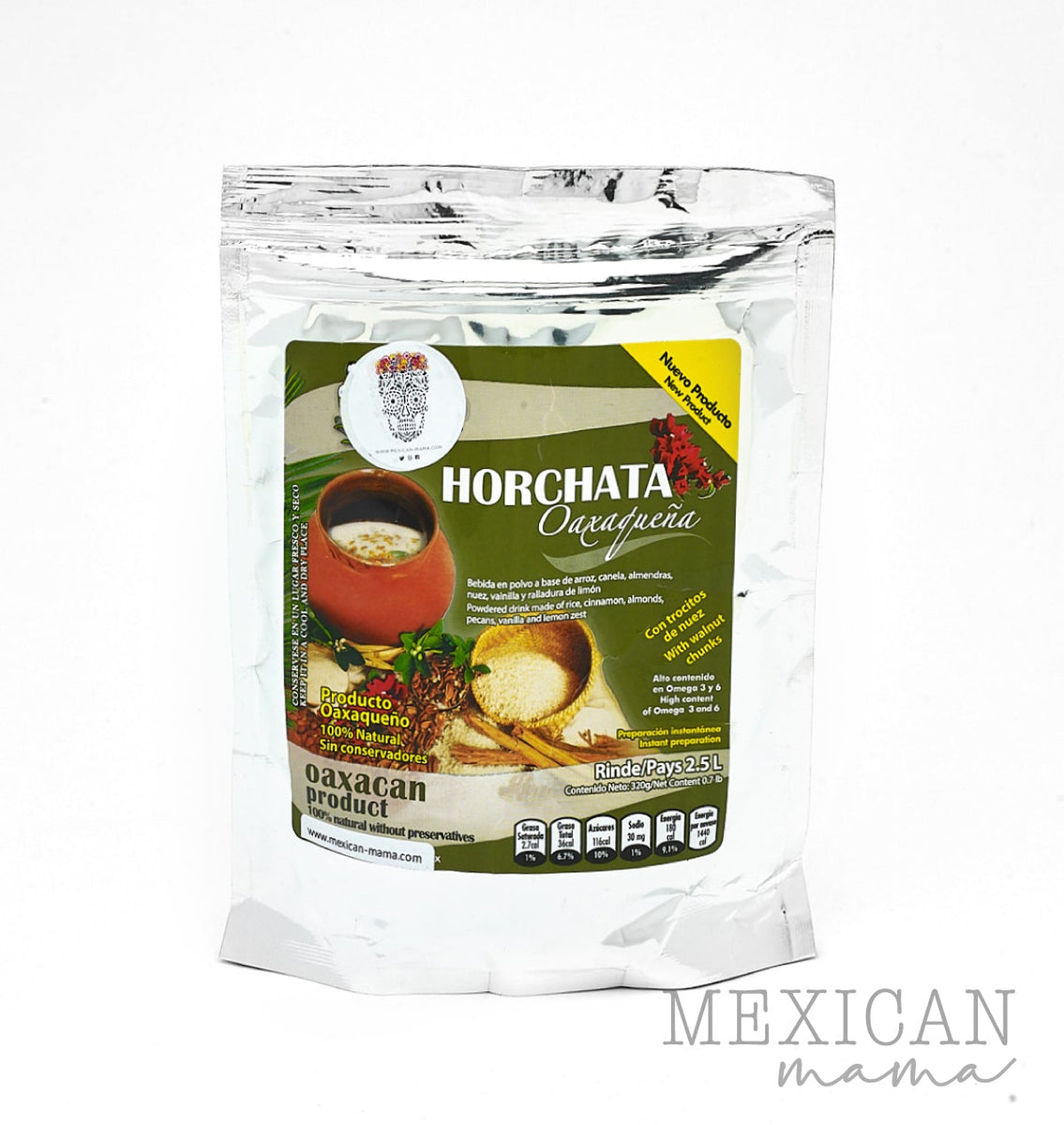 Horchata Powder Concentrated Drink 320g – Mexican Mama