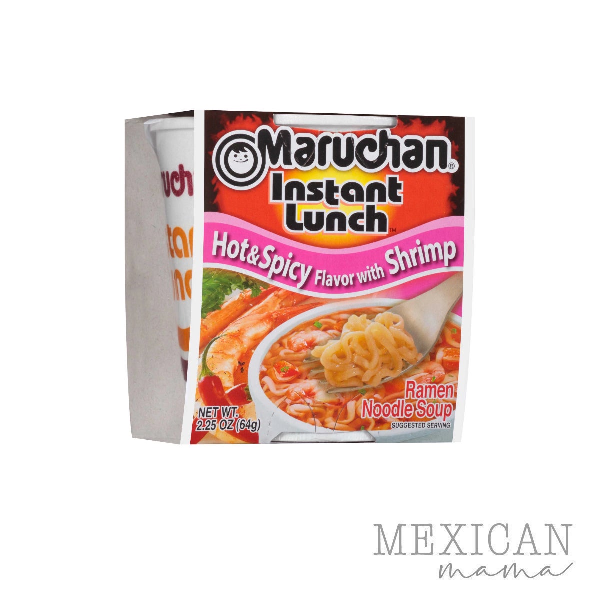 Maruchan Hot & Spicy Shrimp Ramen Noodle Soup 64g – Mexican Mama